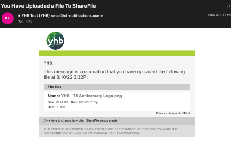 How to Use ShareFile - FileDrop - YHB CPAs & Consultants